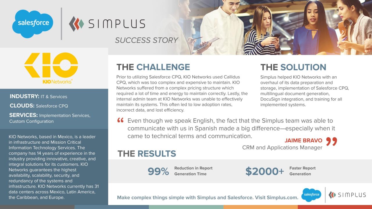 Simplus - KIO Networks: Transforming data and documents