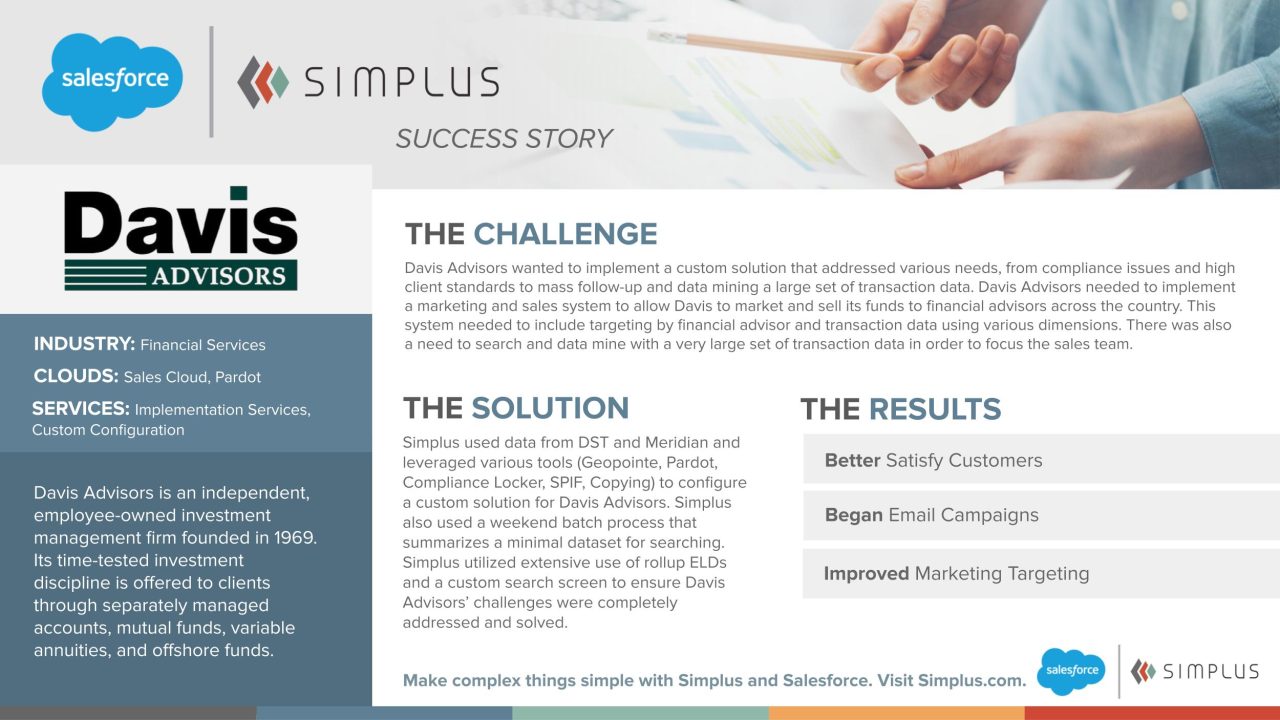 Sales and marketing with Sales Cloud and Pardot - Simplus
